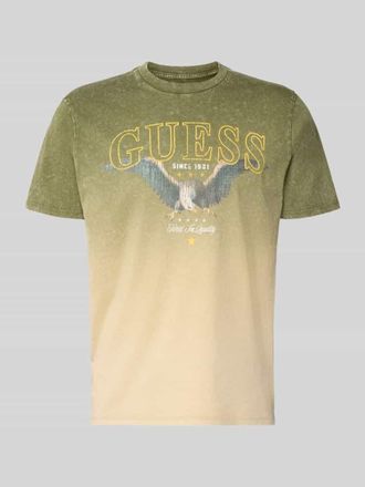 Guess Regular Fit T-Shirt aus reiner Baumwolle Modell EAGLE SCOUT