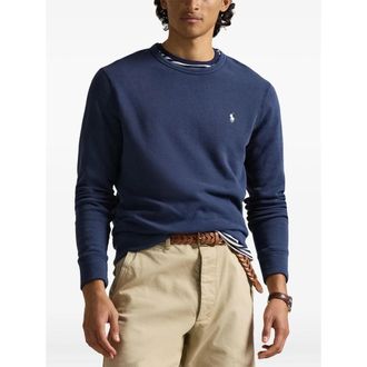 Ralph Lauren Logo-Embroidered Sweatshirt - Navy