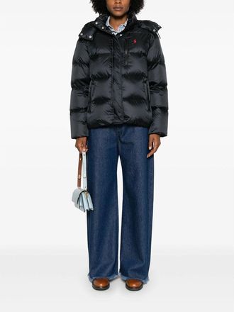 Ralph Lauren Quilted Recycled Nylon Down Jacket - Black