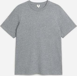 Arket T-Shirt Mit Normaler Passform 170 GSM -Grau