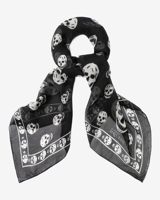 Alexander McQueen Klassischer Pashmina aus Modal mit Skulls - Item 5577173052Q1078