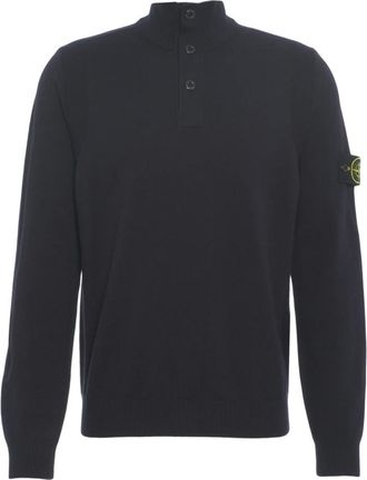 Stone Island Homme, Pulls, Bleu, Taille: M Pull Homme Blu Aw25