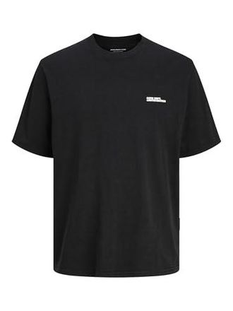 Jack & Jones Jcoinfinity Sun Back Tee SS Crew Neck Tee, Noir, L