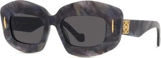 Loewe Femme, Accessoires, Noir, Taille: 49 MM Anagram Lunettes de soleil