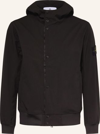 Stone Island Softshell-Jacke schwarz