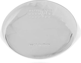 Maison Margiela Femme, Accessoires, Gris, Taille: M Bracelet en laiton avec logo grav&eacute;