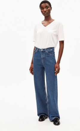 Armedangels T-Shirt V-NECK T-Shirt aus TENCEL Lyocell Mix Loose Fit