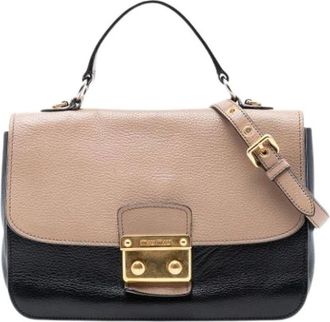 Miu Miu Sac bandouli&egrave;re Pre-owned - Femme - Pre-owned - Beige - Taille: ONE Size