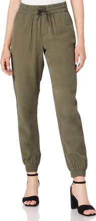 Only Damen Elegante Business Stoffhose Loose Fit Poptrash Paperback Pants Elastischer Tunnelzug ONLKELDA