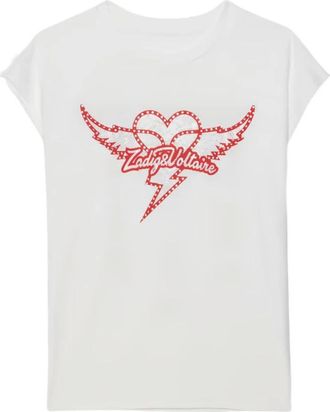 Zadig&Voltaire Femme, Tops, Blanc, Taille: 38 FR Camiseta SM