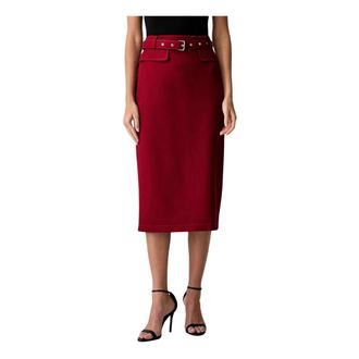 Pinko Midi-Bleistiftrock - - Skirts - Damen - Rot - S