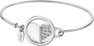 Lotus Armband Herz für Damen aus Edelstahl in der Farbe Silber, Durchmesser 6,5 cm, LS2014-2/4