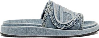 Diesel claquettes SA-Slide Oval-D - Bleu