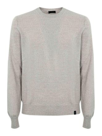 Fay Pull Col Rond - Gris
