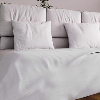 Soleil d'Ocre Adele, Berichterstattung zündete, geworfen von Sofa, Polycoton, Weiß, 180 x 220 cm