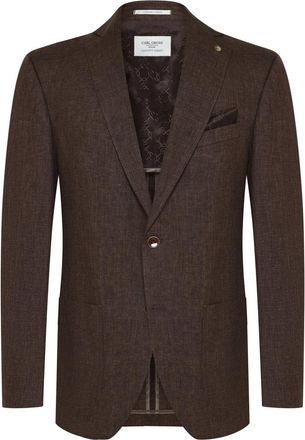 Carl Gross Teilgef&uuml;ttertes Leinensakko, Modern Fit in