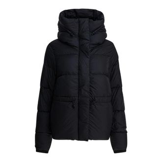 Canada Goose Schwarze Gesteppte Jacke mit Kapuze - - Jackets - Damen - Schwarzk - S