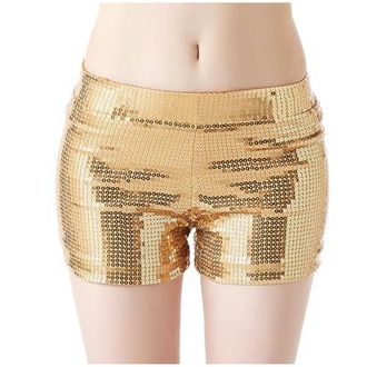 Generic Short &agrave; paillettes pour jazz, danse, hip-hop, performance de rue, discoth&egrave;que, spectacles, shorts scintillants comme v&ecirc;tements de performance &agrave; la mod