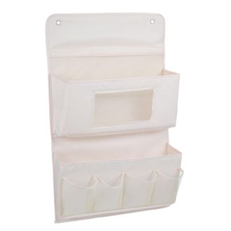 Holibanna Wandh&auml;ngende Aufbewahrungstasche ohne Bohren Vielseitiger T&uuml;rh&auml;nger Organizer f&uuml;r Schlafzimmer Bad K&uuml;che Platzsparender Dokumentenhalter und Ordnertas