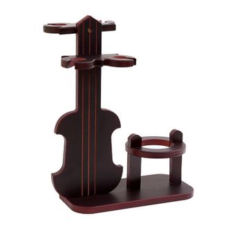 Generic Geigenförmiges Weinregal, Weinglashalter aus Holz, Schön und Praktisch, Einfach zu Montieren, Geeignet für Wohnzimmer, Bar und Restaurant