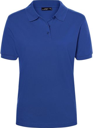James & Nicholson Damenpolo Classic - Piqué-Poloshirt mit gestrickten Bündchen | Farbe: Dark-royal | Grösse: XXL