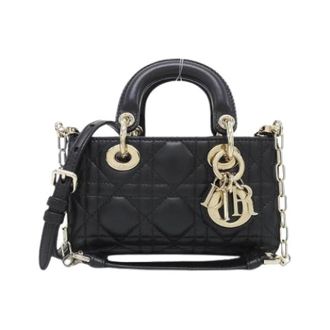 Dior Pre-owned Cuir sacs-dior - Femme - Pre-owned - Noir - Taille: ONE Size