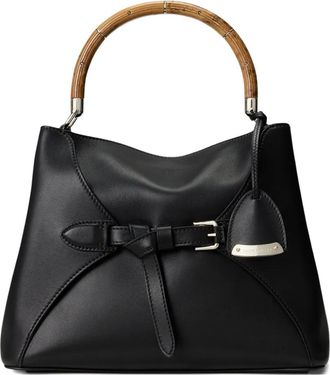 Ralph Lauren Collection sac cabas médium en cuir - BLACK