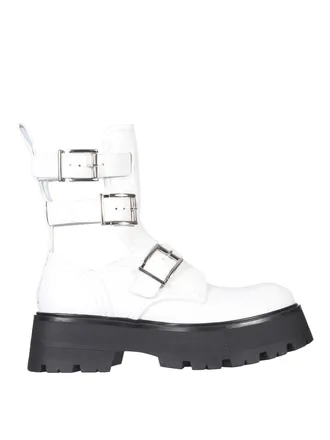 Alexander McQueen Bottes - Blanc