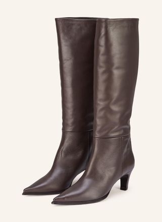 Zinda Stiefel Foulard braun