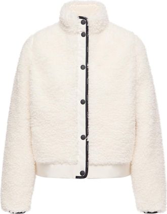 Moncler Moncler Cardigan &Agrave; Matelassage En Losanges, Femme, Blanc, Taille: Xl