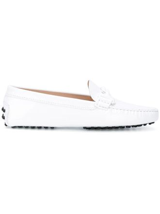 Tod's chaussures de conduite classiques - Blanc