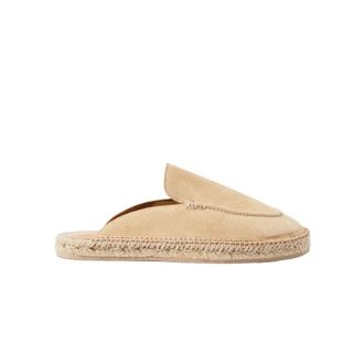 Scarosso Beige Wildleder Espadrilles - - Shoes - Herren - Beige - 42 EU
