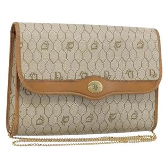 Dior Sac &agrave; bandouli&egrave;re vintage Pre-owned - Femme - Pre-owned - Beige - Taille: ONE Size