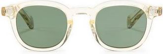 Maison Kitsun&eacute; Lunettes de soleil transparentes Camille