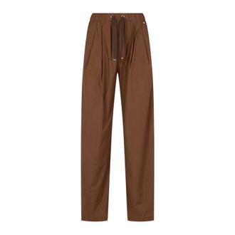 Herno Femme, Pantalons, Brun, Taille: 40 FR Pantalon en nylon stretch l&eacute;ger