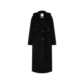 Sportmax Olmo Mantel - - Coats - Damen - Schwarzk - 2XS