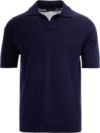 Ballantyne Homme, Tops, Bleu, Taille: M Short Sleeve Polo