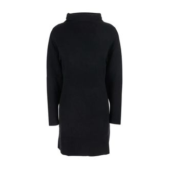 P.A.R.O.S.H. Turtleneck Midi Kleid - - Dresses - Damen - Schwarzk - XS