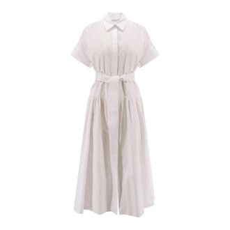 Max Mara Femme, Robes, Blanc, Taille: 38 FR Robe chemise