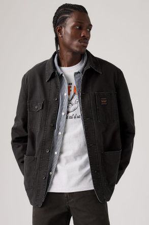 Levi's Veste Chore Berkley Doubl&eacute;e - Homme - Noir / Clear Night Meteorite - 2XL