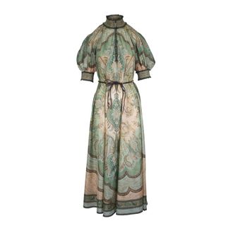 Zimmermann Femme, Robes, Multicolore, Taille: 40 FR Wanderlust Billow Dress