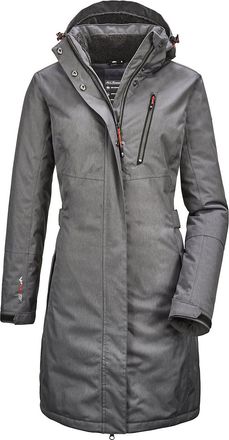 Killtec Damen Funktionsparka Mit Abzippbarer Kapuze Alisi, anthrazit, 46, 32730-000