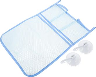 Valiclud Badezimmertasche Mesh Netz Dusch Organizer Hängend Für Kinderspielzeug Badezimmer Aufbewahrungstasche Mit Flexiblem Haken Für Familienbäder Und Reisen