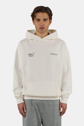 Pegador Kapuzensweatshirt PEGADOR Zernez Oversized Hoodie, Herren, Gr. XXL, washed warm wei&szlig;, Sweatware, Obermaterial: 80% Baumwolle, 20% Polyester, bedruckt,