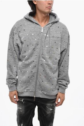 Dsquared2 Front Zipped TINY MIRROR Hoodie size Xl