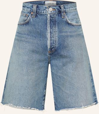 A Gold E Agolde Jeansshorts blau