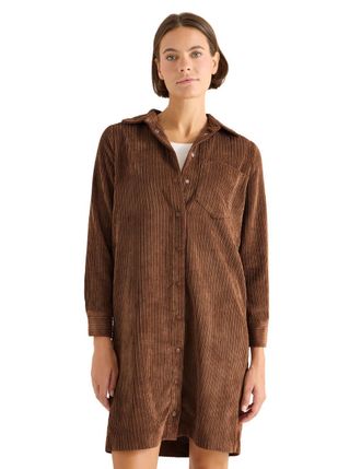Cecil Damen 1408970 Cordkleid, Mocha Caramel, Small