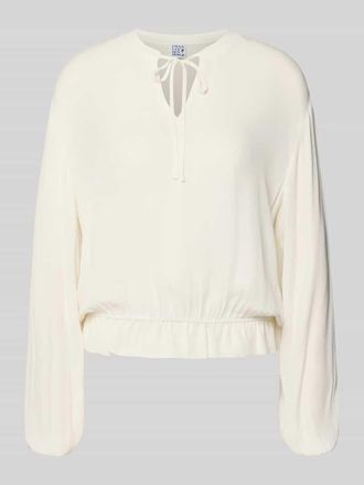 Emily van den Bergh Bluse aus Viskose mit Schl&uuml;sselloch-Ausschnitt