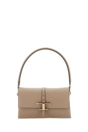 Tod's Tods Hobo Bags - T Timeless Mini Flap Bag - Gr. unisize - in Braun - f&uuml;r Damen