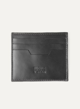 Buckle & Seam Buckle & Seam Kartenetui Sterling schwarz